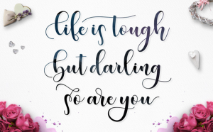Heartbeat Calligraphy Font Free Download - Fonts Monster