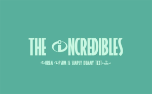 The Incredibles Font Free Download - Fonts Monster
