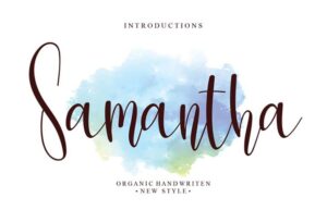 Samantha Font Free Download - Fonts Monster